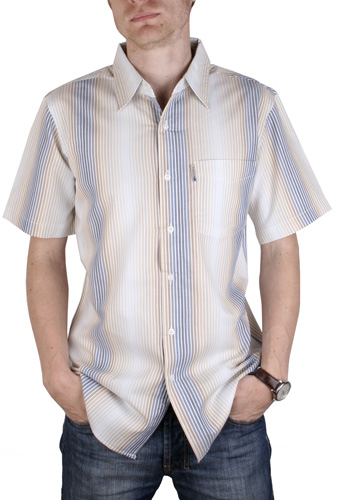 Рубашка мужская Maestro AVR1165 бежевая S