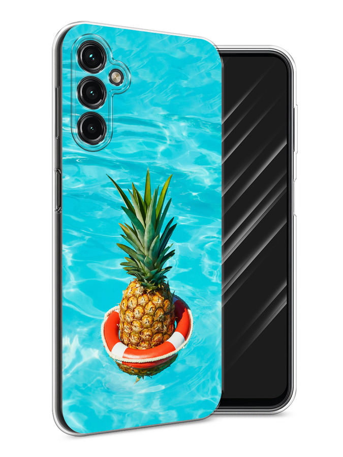 Чехол Awog на Samsung Galaxy A24 "Ананас в бассейне"