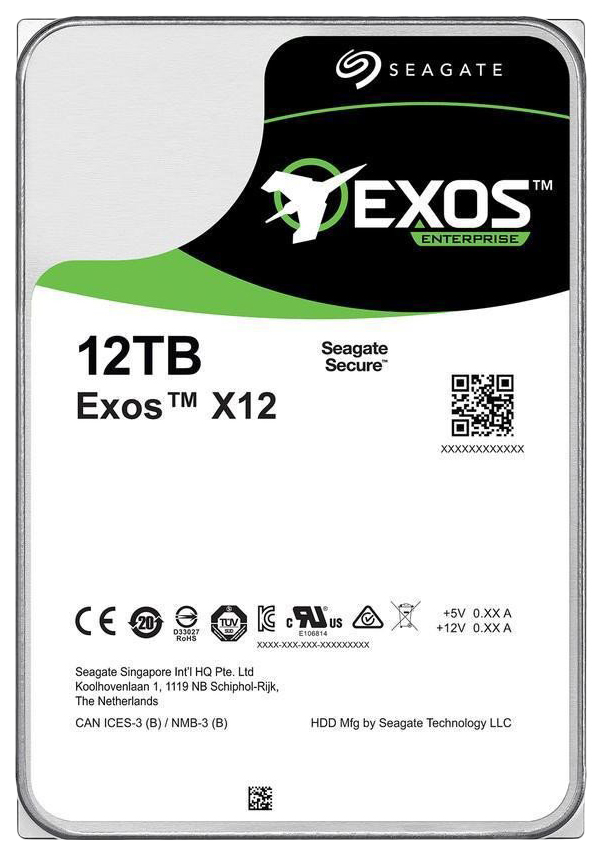 Жесткий диск Seagate Exos 12ТБ (ST12000NM0027)