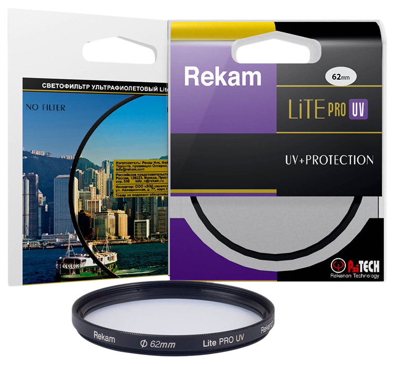 Светофильтр Rekam Lite Pro UV 62-2LC 62 мм