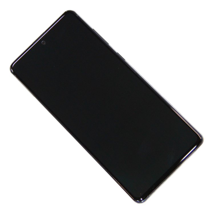 Дисплей для Samsung Galaxy Note 10 Lite модуль в сборе с тачскрином <черный> (OEM)