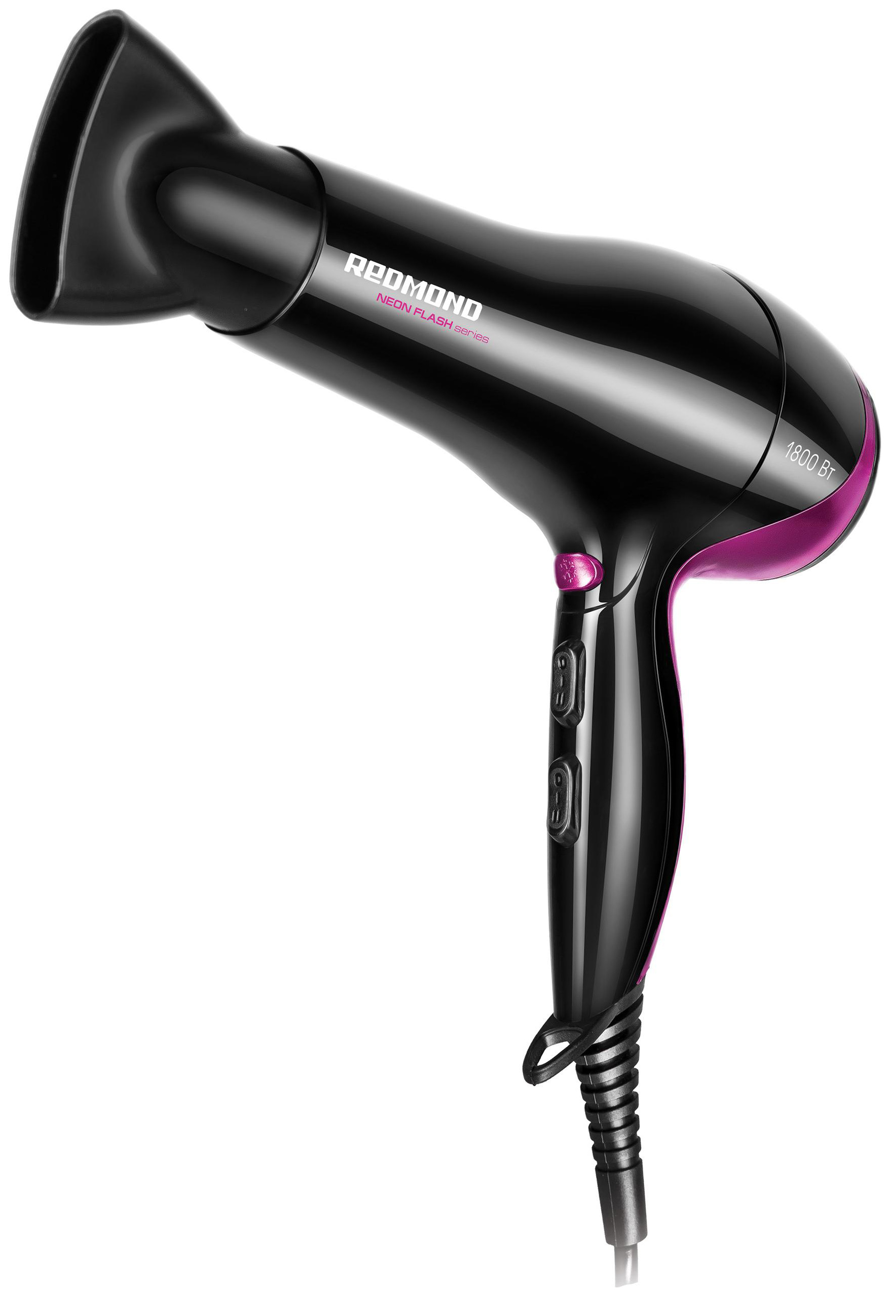 Фен REDMOND RF-522 1 800 Вт Black, Purple