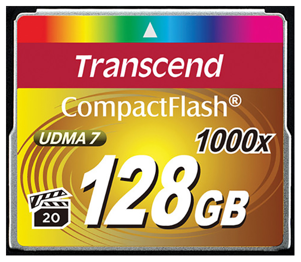 Карта памяти Transcend Compact Flash TS128GCF1000 128GB