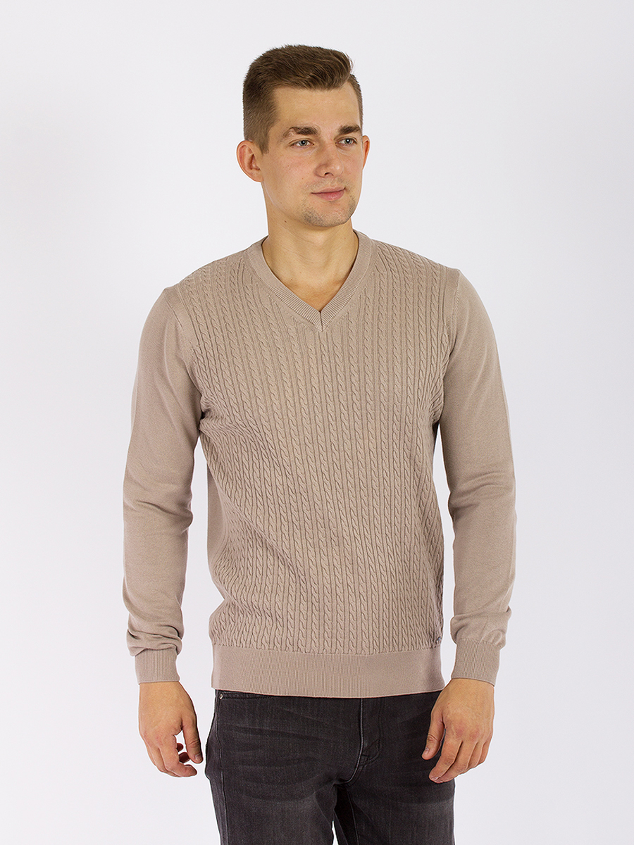 Пуловер мужской DAIROS GD69301061 бежевый XL