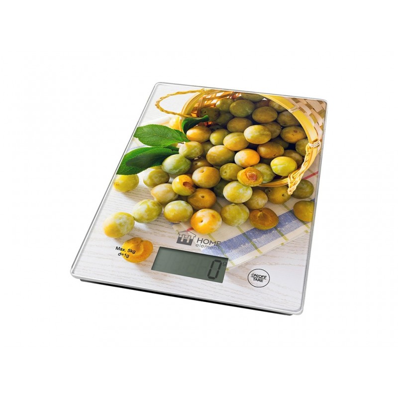 Весы кухонные Home Element HE-SC935 Yellow Plum