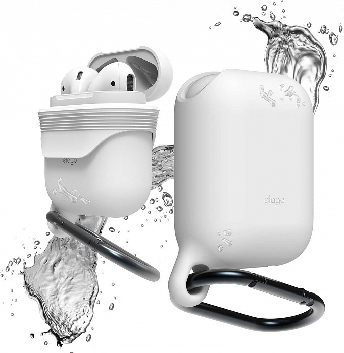 Чехол Elago Waterproof Hang Case для AirPods (White)