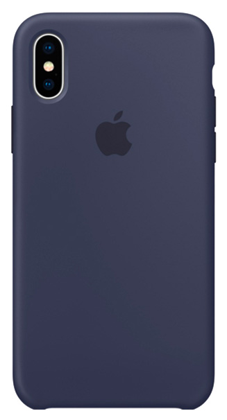 Чехол Apple MQT32ZM/A iPhone X клип-кейс темно-синий