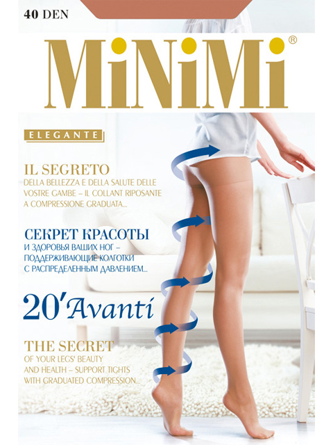 Колготки женские Minimi AVANTI 20 телесные 5 (XL)