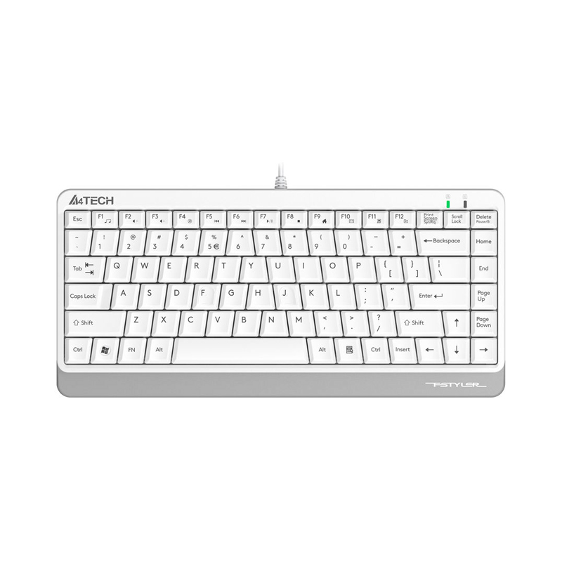 Проводная клавиатура A4Tech Fstyler FKS11 White/Gray