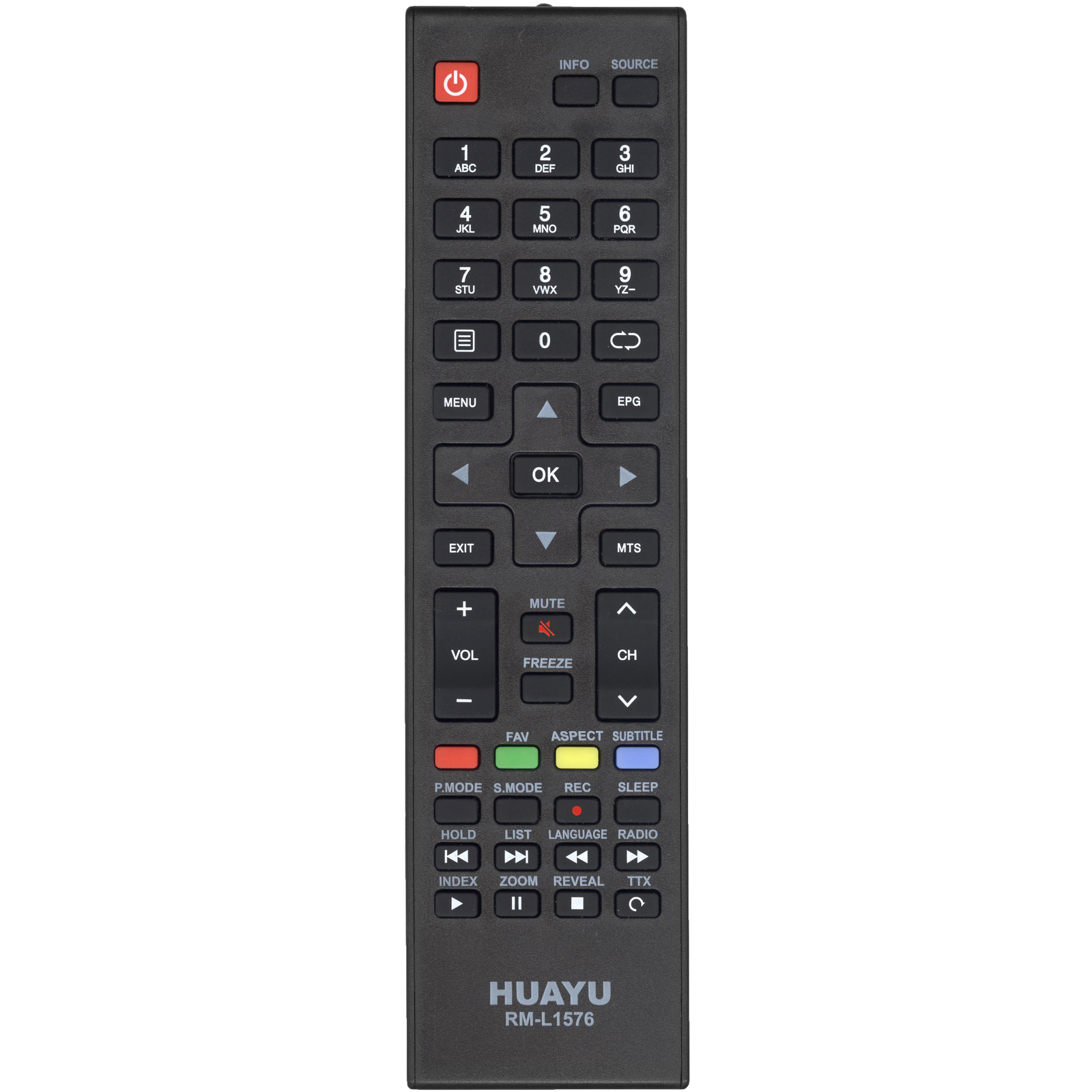 Универсальный пульт ДУ Huayu для Daewoo SMART TV RM-L1576