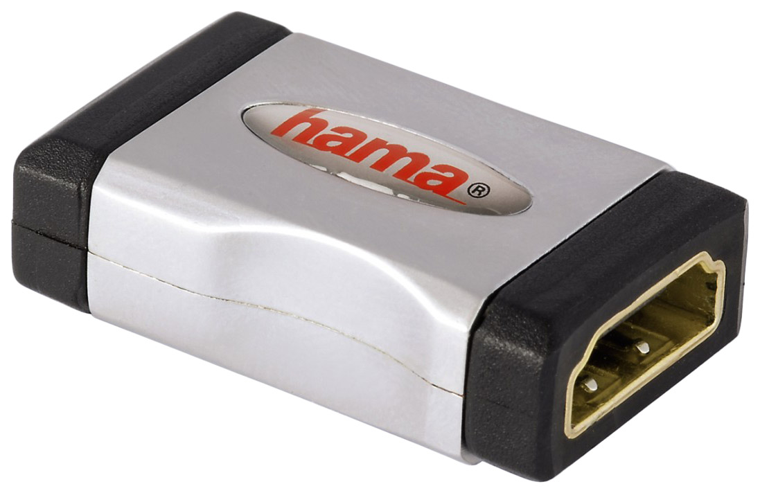 Переходник Hama HDMI - HDMI Grey/Black (H-122231)