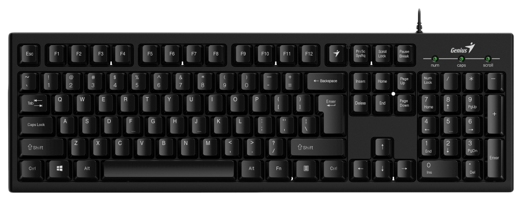 Проводная клавиатура Genius Smart KB-100 Black