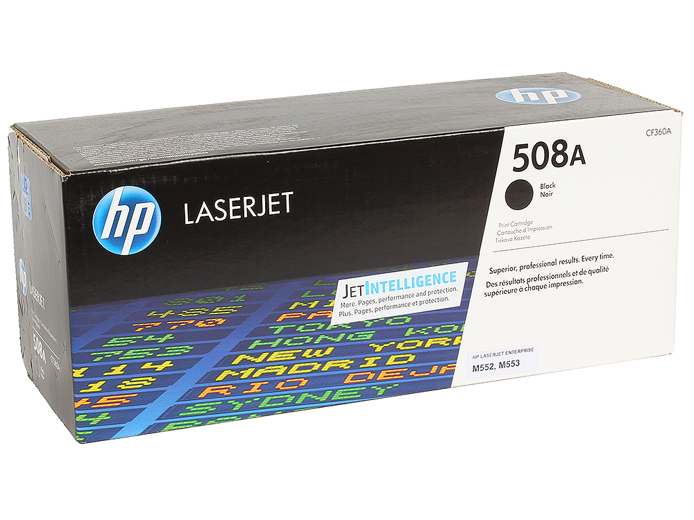 Картридж для лазерного принтера HP 508A (CF360A) черный, оригинал
