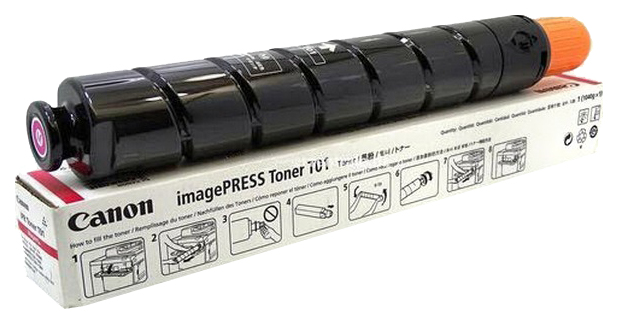 Тонер для копировального аппарата Canon T01 M (8068B001) пурпурный, оригинал