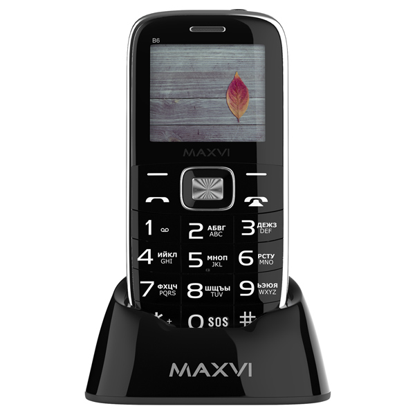 Мобильные телефон Maxvi B6 Black