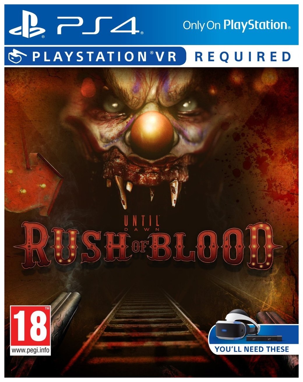 Игра Until Dawn: Rush Of Blood (только для VR) для PlayStation 4