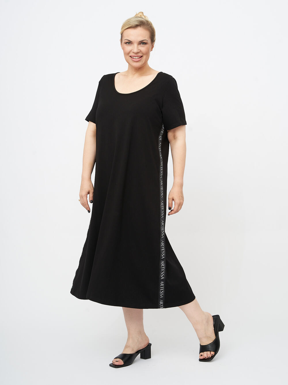 Платье женское ARTESSA PP10802BLK01 черное 48-50 RU