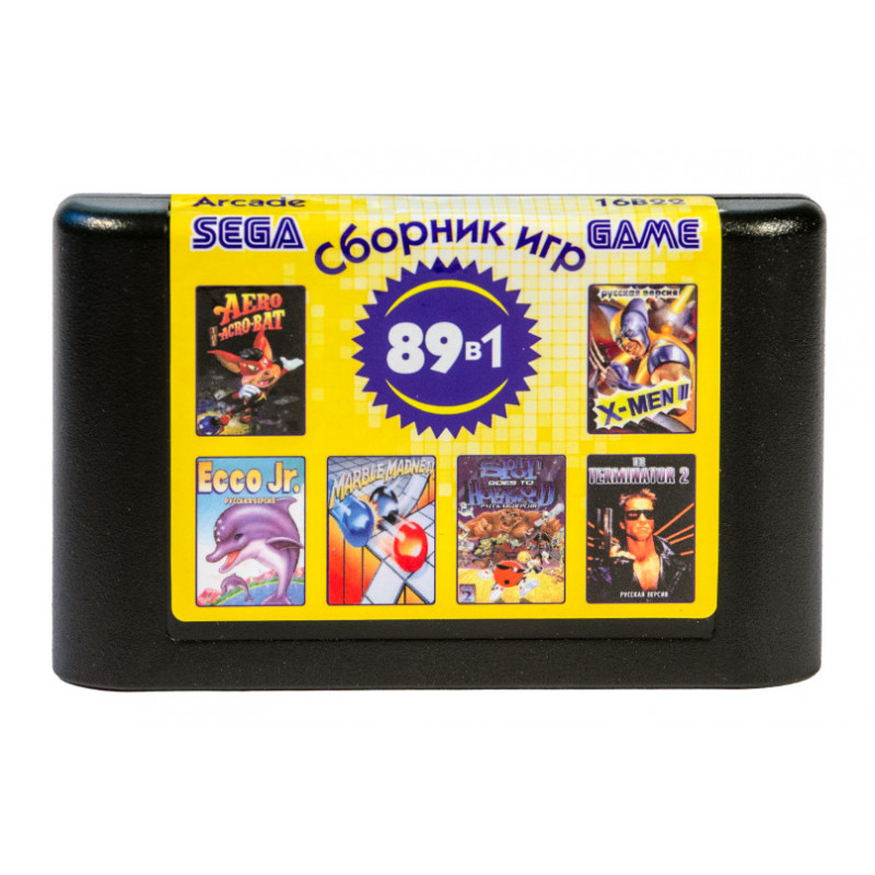 Картридж Сборник 89 игр для Сега Arcade 16B22