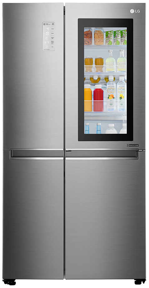 Холодильник LG GC-Q247CABV серебристый; серый