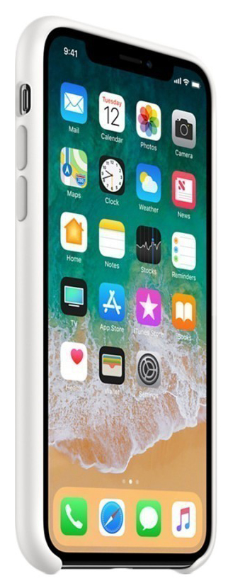 Чехол Apple Silicone Case для iPhone X Белый