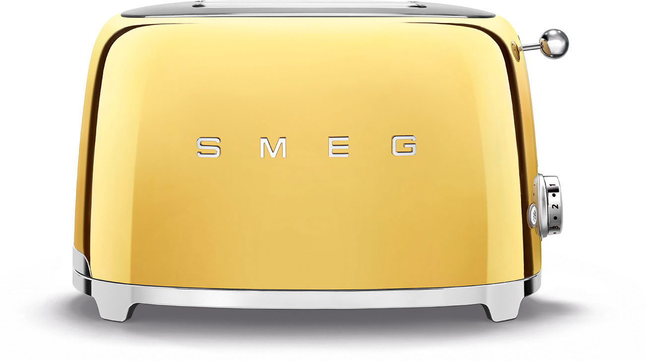 Тостер Smeg TSF01GOEU Gold