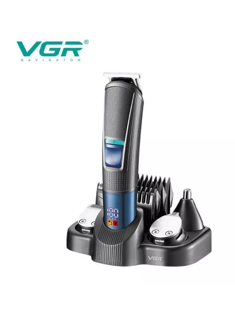 Машинка для стрижки волос VGR Professional V-108 синий