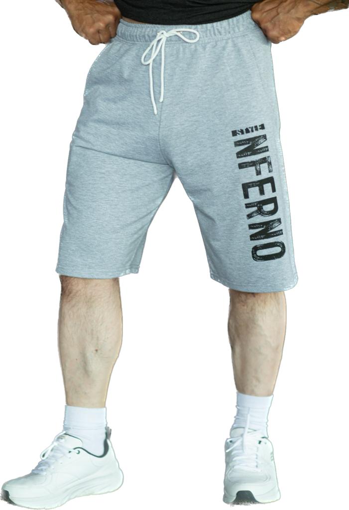 Спортивные шорты мужские INFERNO style Ш-001-001 серые 2XL
