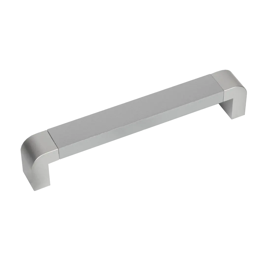 Ручка-скоба C-38 пластик 96 мм цвет серебро