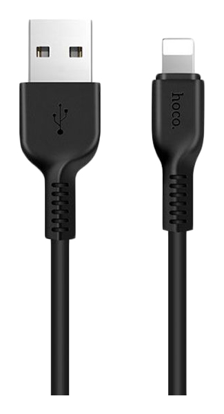 Кабель Hoco X20 Flash Lightning 1м Black