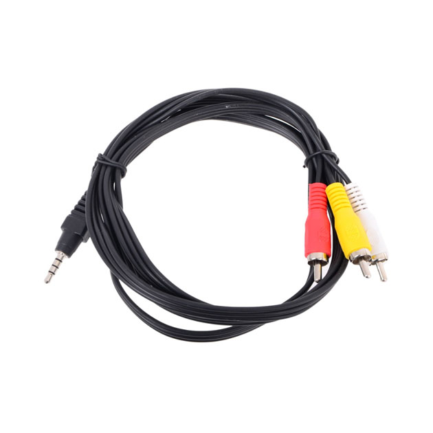 Кабель Telecom 3RCA - Jack 3.5 1,5м Black (TAV4545)