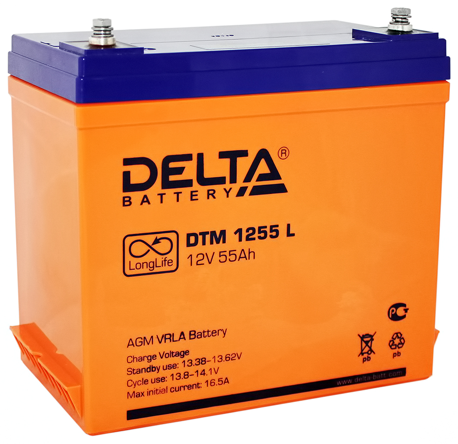 Аккумулятор для ИБП Delta DTM 1255 L
