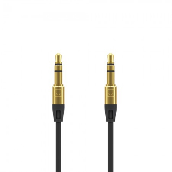 Primeline кабель AUX 1.0m alum black