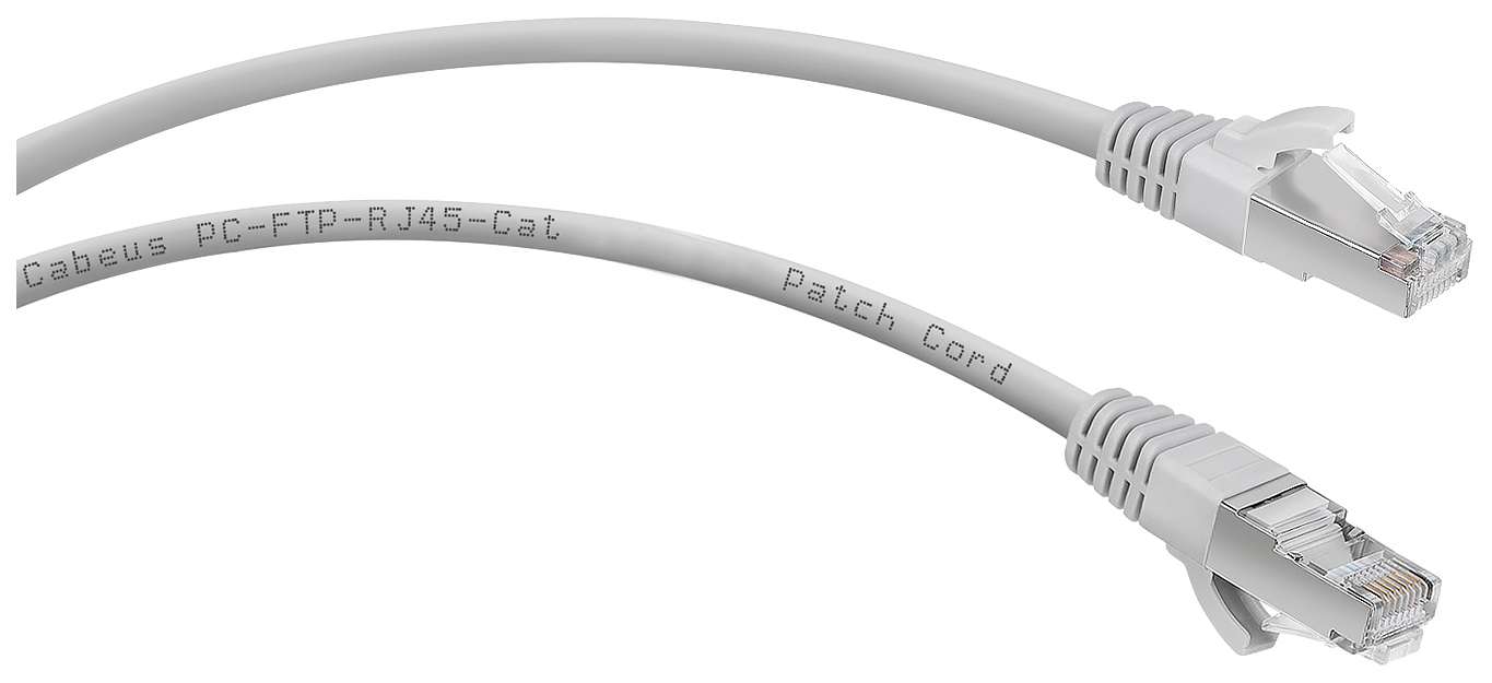 Кабель NoBrand RJ45-RJ45, M-M 1,5м Grey