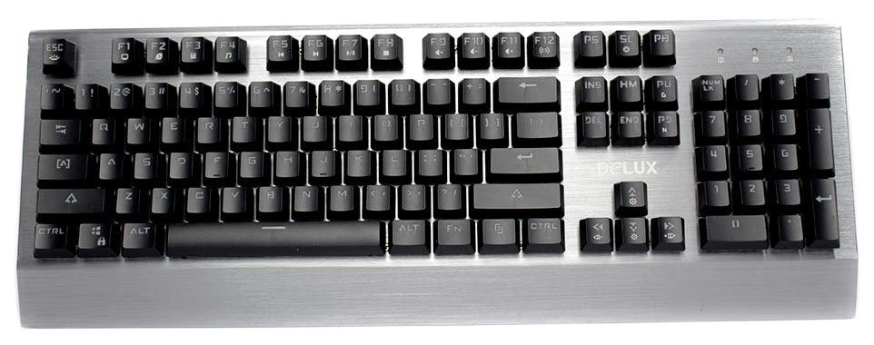 Проводная игровая клавиатура Delux Game Titan KM02 Silver/Black