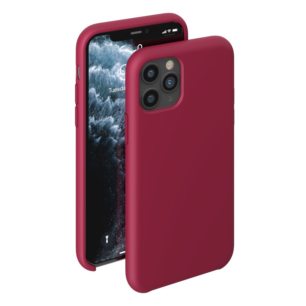 Чехол Deppa Liquid Silicone Case для Apple iPhone 11 Pro (Red)
