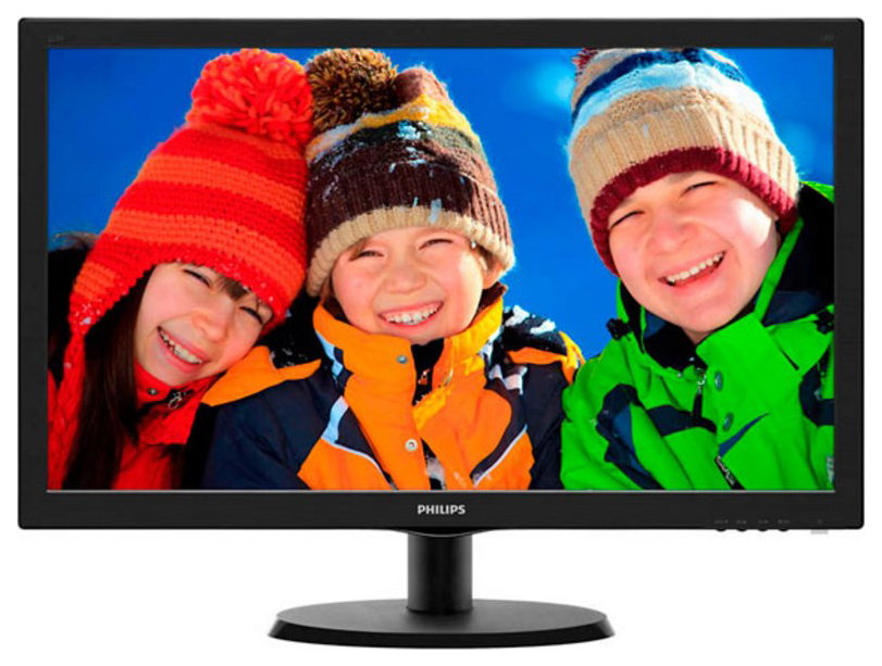 22" Монитор Philips 223V5LHSB/01 Black 60Hz 1920x1080 TN