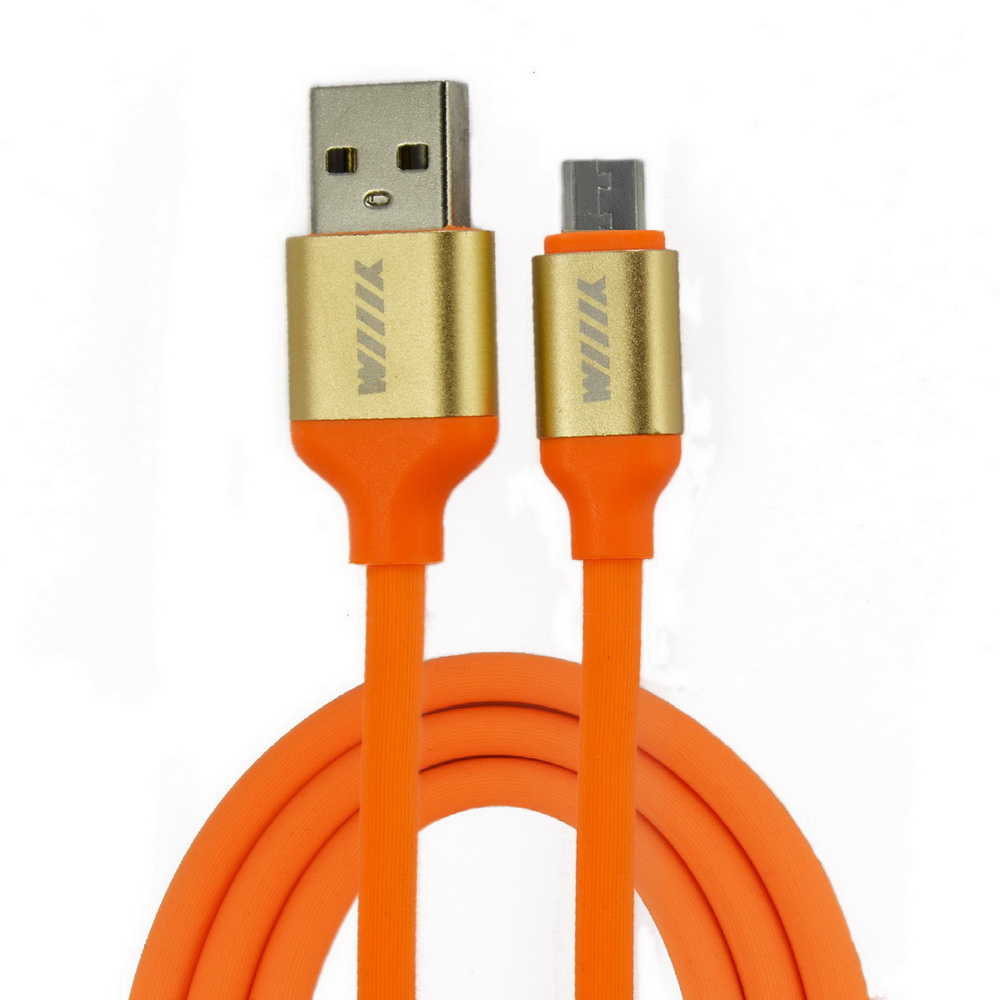 Кабель WIIIX CB120-UMU-10OG microUSB 1,2м Orange