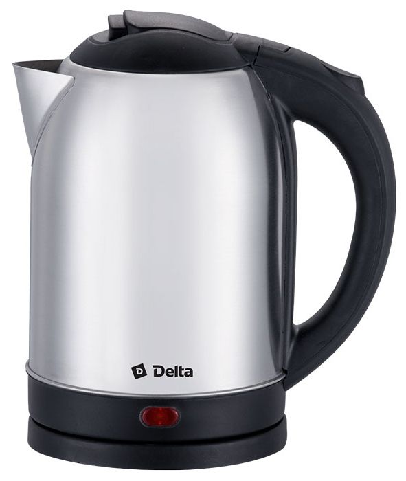 Чайник электрический Delta DL-1329 2 л Silver, Black