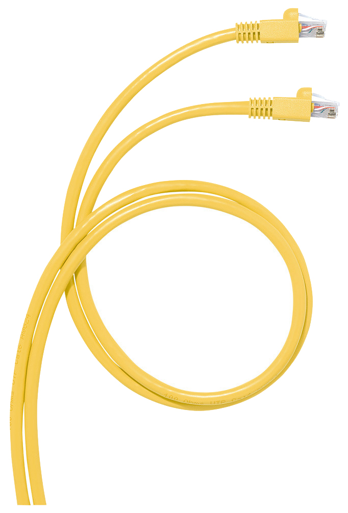 Кабель NoBrand RJ45-RJ45, M-M 5м Yellow