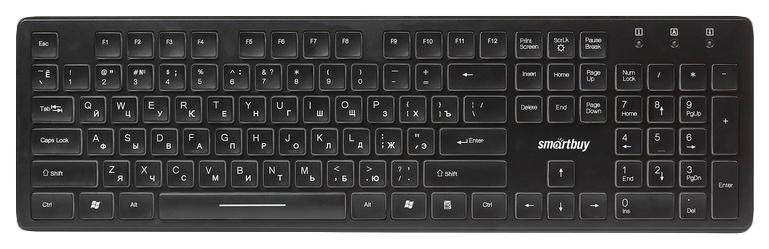 Проводная клавиатура SmartBuy ONE 120 Black (SBK-120U-K)