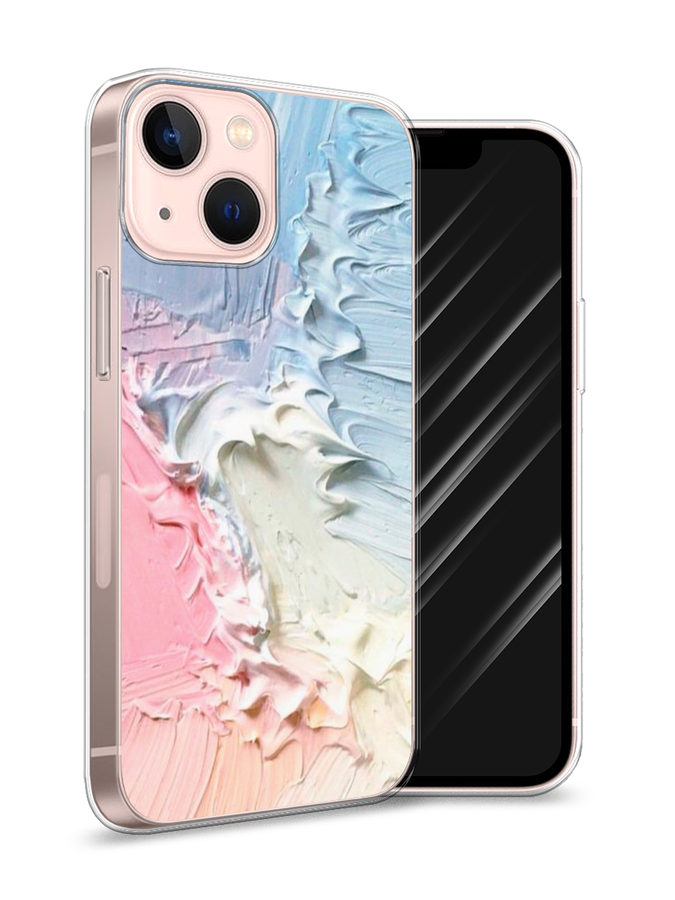 Чехол Awog на Apple iPhone 13 mini / Айфон 13 mini "Фруктовое мороженное"