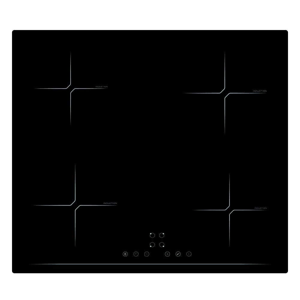 Встраиваемая варочная панель индукционная Simfer H60I74S003 черный