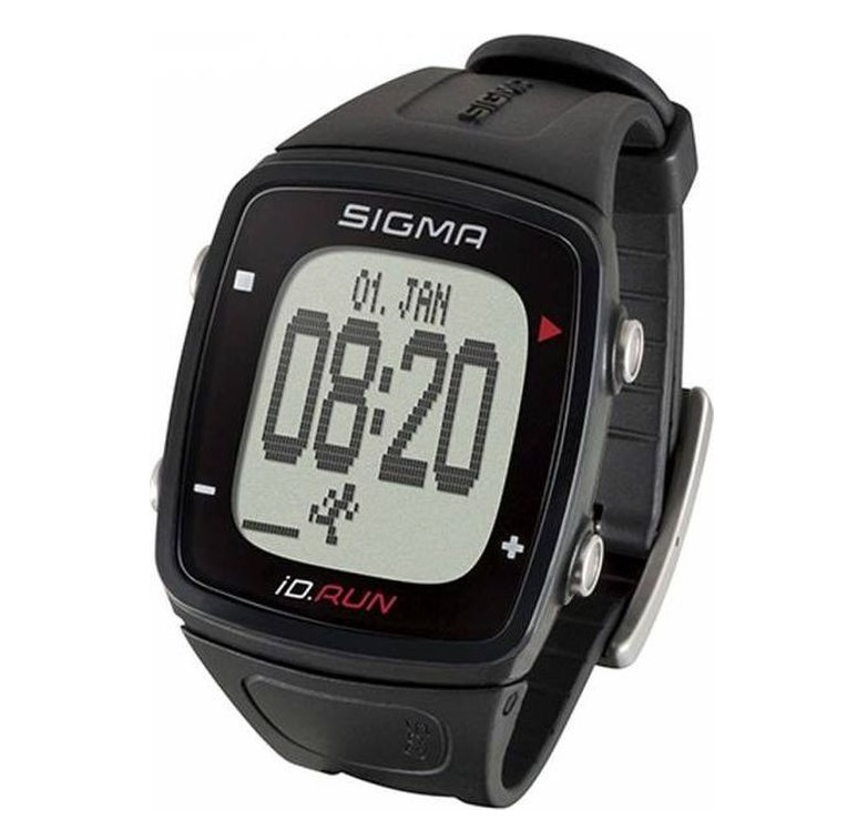 Пульсометр Sigma iD.RUN black 24800 черный функций без нагрудного датчика