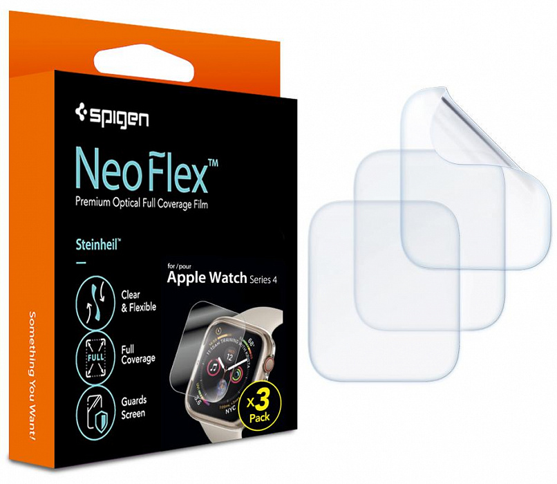 Защитная пленка Spigen Neo Flex для Apple Watch series 4 40mm Clear