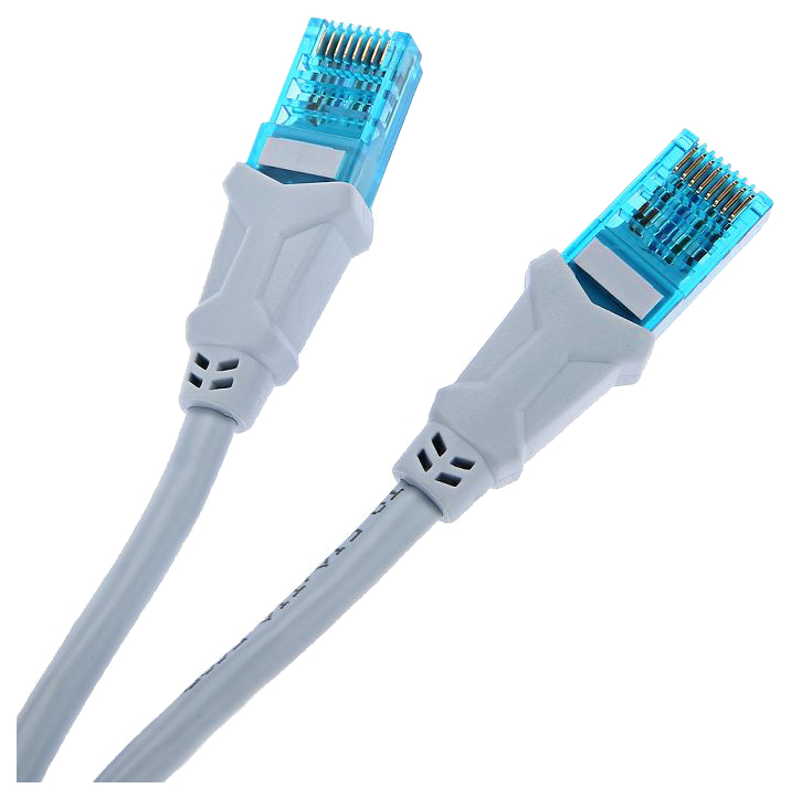 Кабель Vention RJ45-RJ45, M-M 2м Grey (VAP-A10-S200)