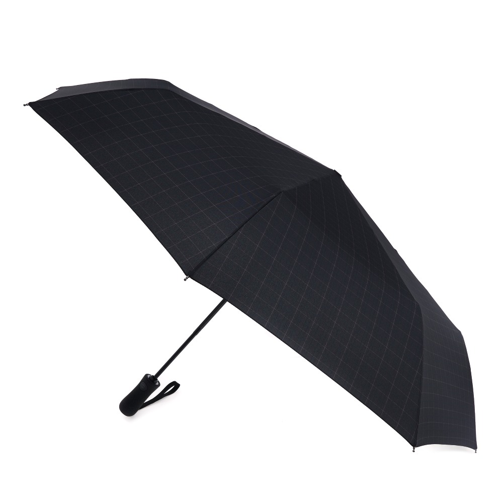 Зонт мужской Henry Backer G4633 черный/клетка