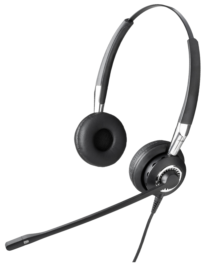 Гарнитура Jabra BIZ 2400 II Duo USB UC Black/Silver