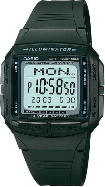 Наручные часы электронные мужские Casio Illuminator Collection DB-36-1