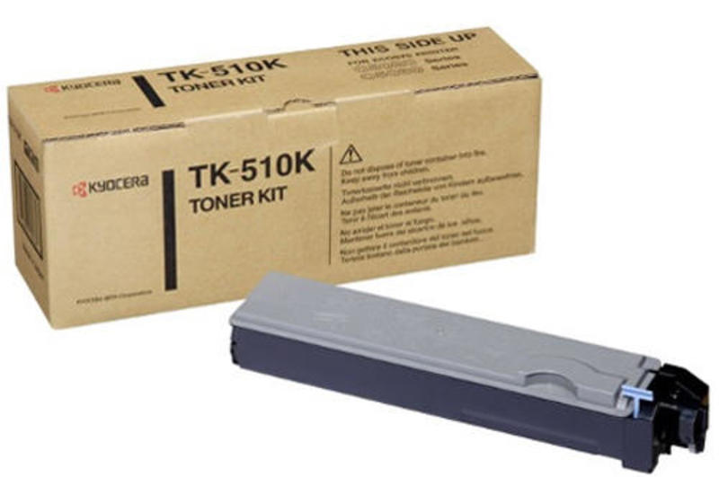 Картридж для лазерного принтера Kyocera TK-510K, черный, оригинал