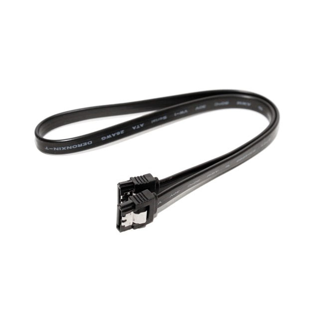 Кабель 5bites SATA 7 pin-SATA 7 pin, M-M 0,5м Black (SATA3-7PL45S)